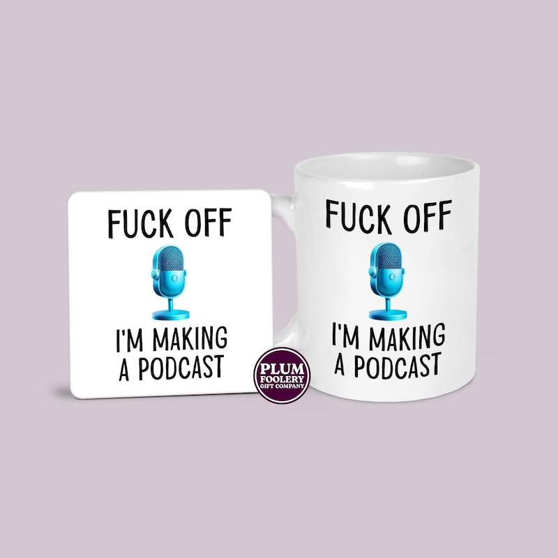 Custom Mug for Podcast - Etsy UK