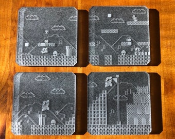 Mario Bros Coaster - Etsy