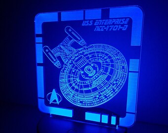 Led Lamp Star Trek - Etsy