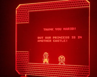 Super Mario Neon Bowser - Etsy