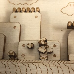 Super Mario Bros. 3 Wood Model, Nintendo - Etsy