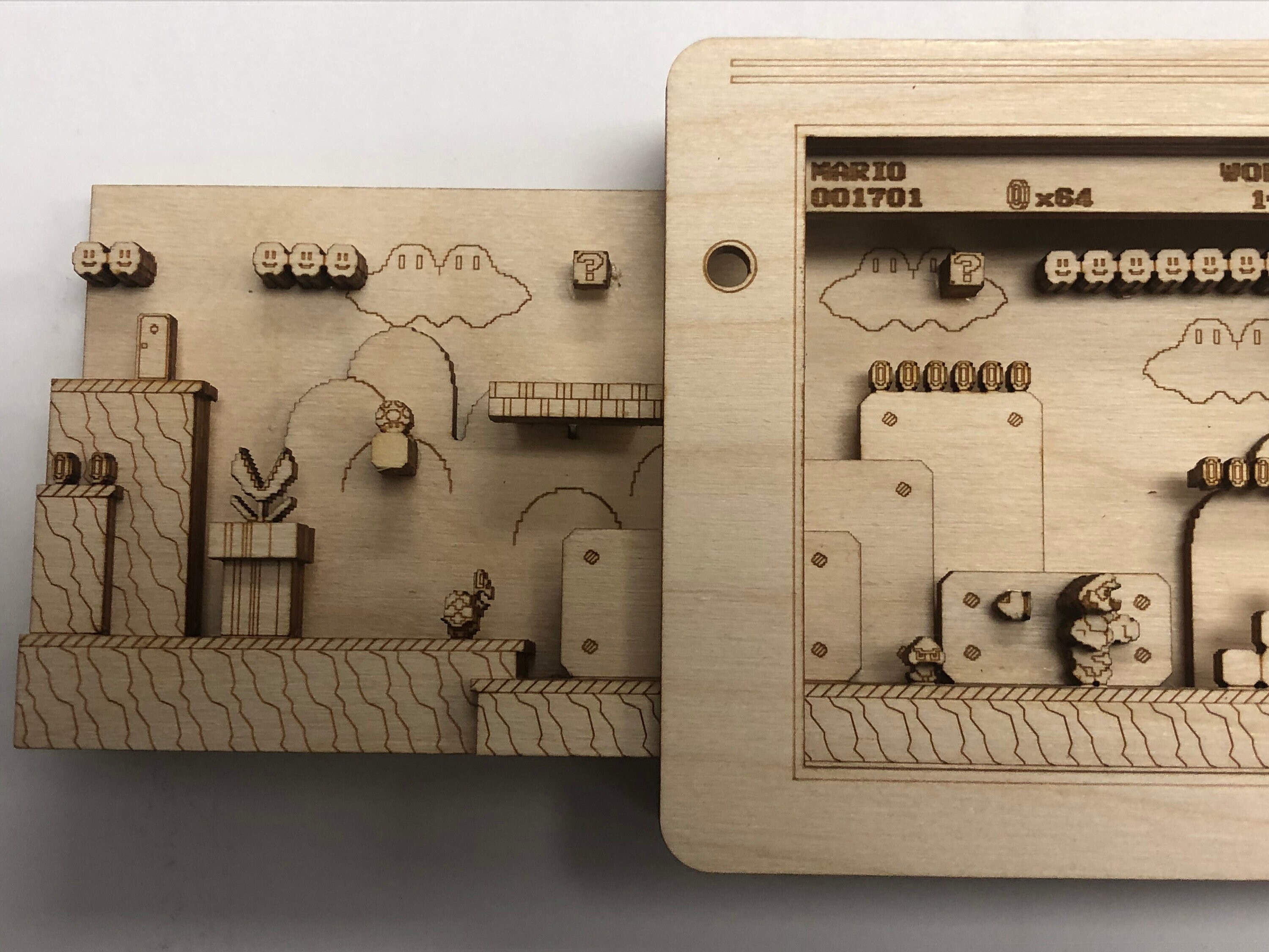 Super Mario Bros. 3 Wood Model, Nintendo - Etsy