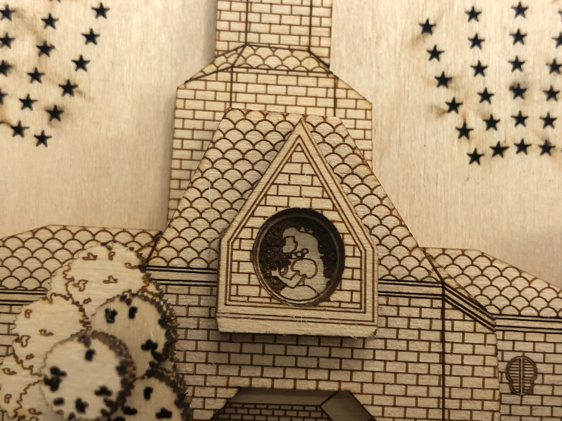 Super Mario 64 Castle Wood Art Model, Nintendo - Etsy
