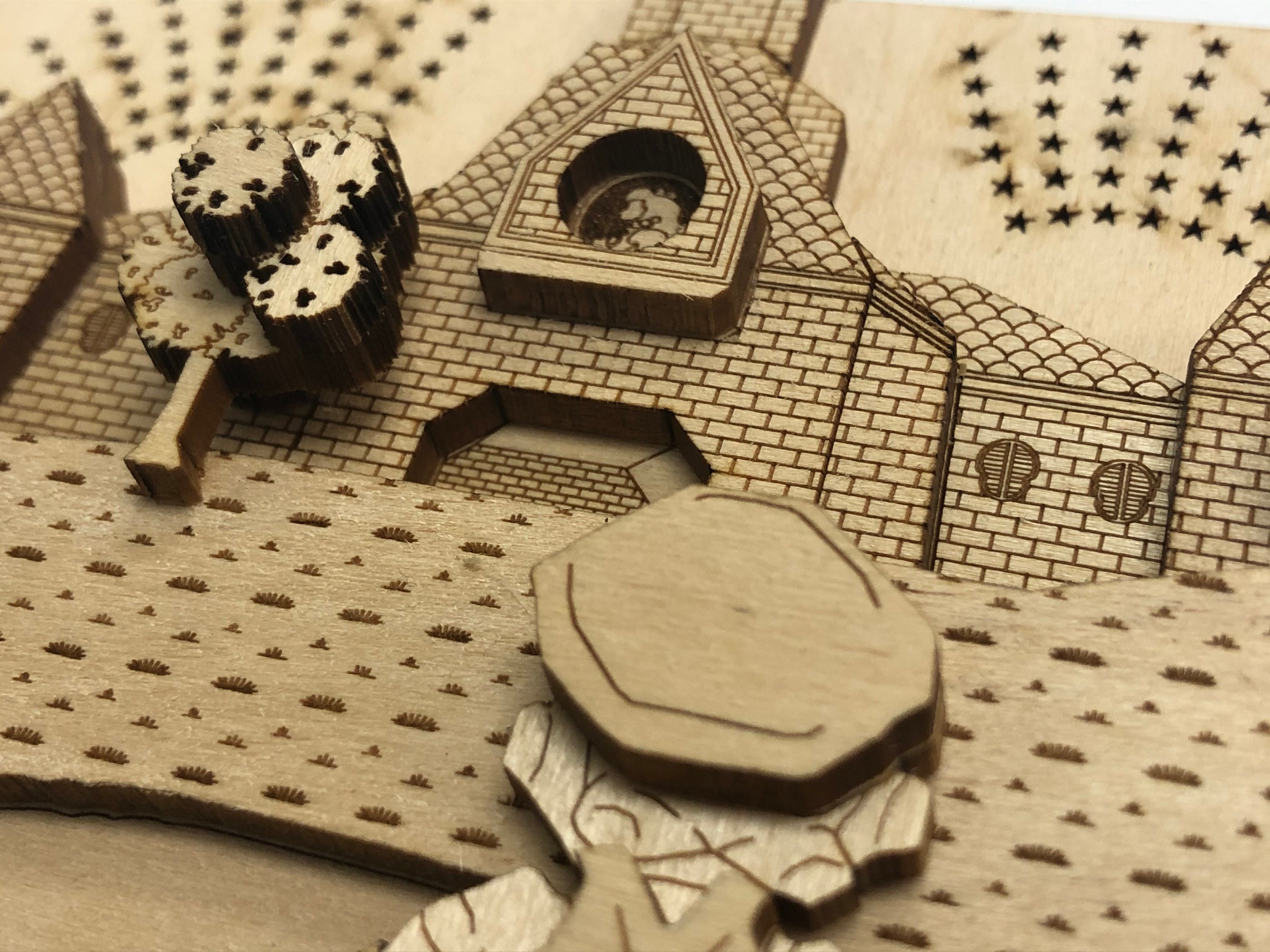 Super Mario 64 Castle Wood Art Model, Nintendo - Etsy