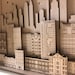 City Skyline in Shadowbox - Etsy