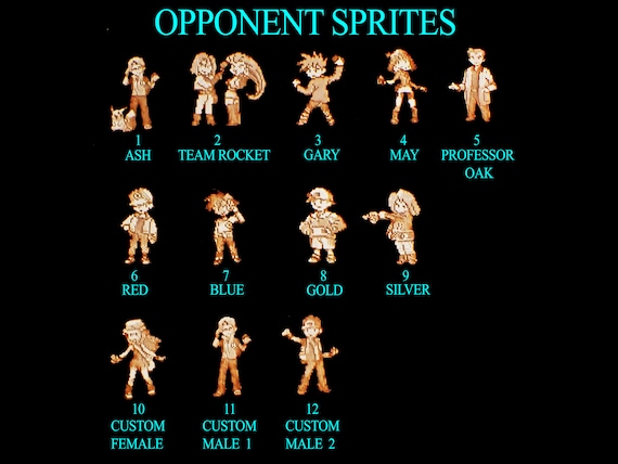Pokemon Trainer Sprites Base