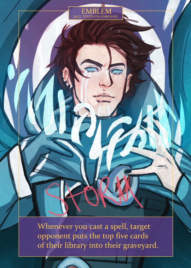 MTG Magic the Gathering Tokens Original Art Holographic - Etsy