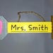 Personalized Pencil Arrow Sign – Classroom Wall Decor for Teachers - Etsy