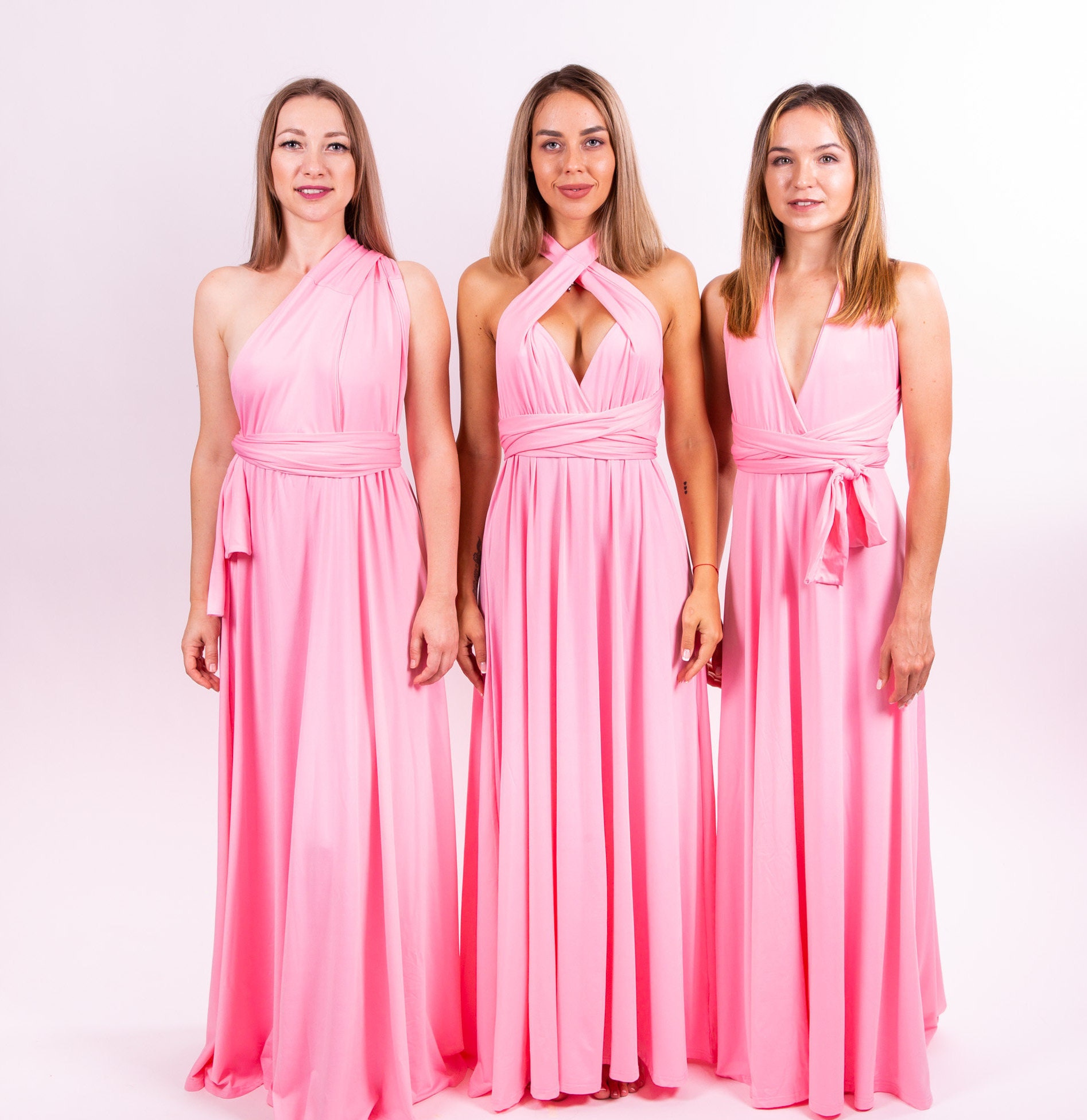 Bridesmaid Multi Wrap Dress Infinity Dress Convertible Etsy