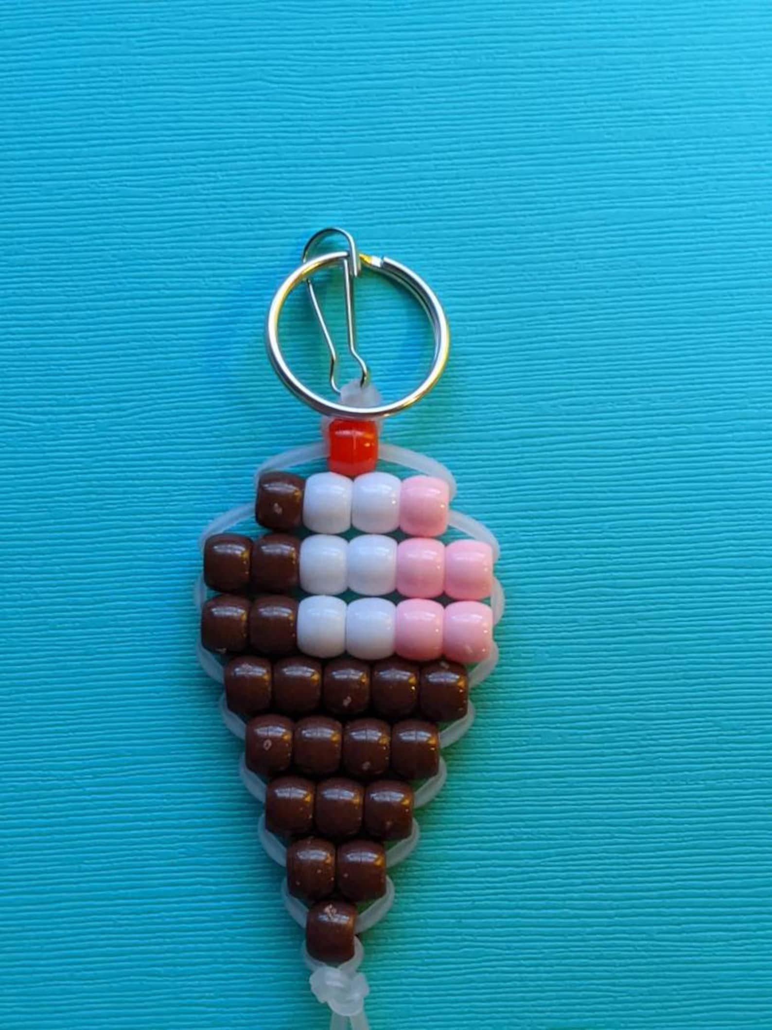 Ice Cream Cone Keyrings - Etsy