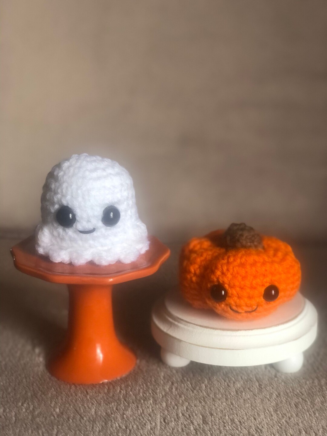 Crocheted Mini Howl and Crocheted Mini Pumpkin - Etsy