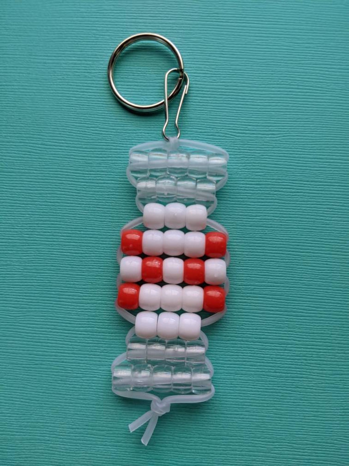Peppermint Candy Keyrings - Etsy