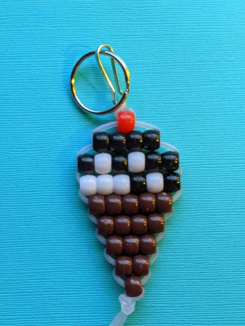 Ice Cream Cone Keyrings - Etsy