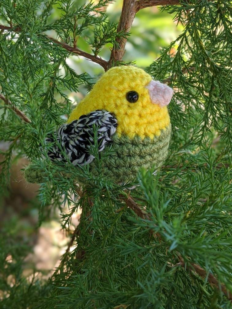 Crocheted Bird-Mini Parakeet | Etsy