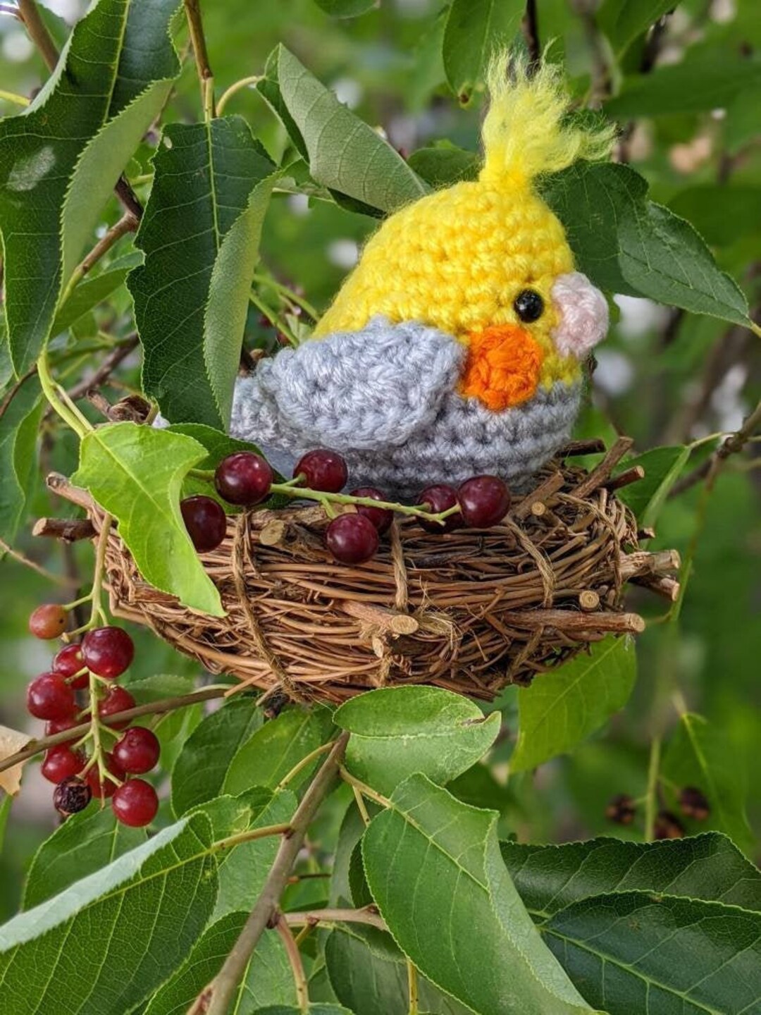 Crocheted Bird-cockatiel - Etsy