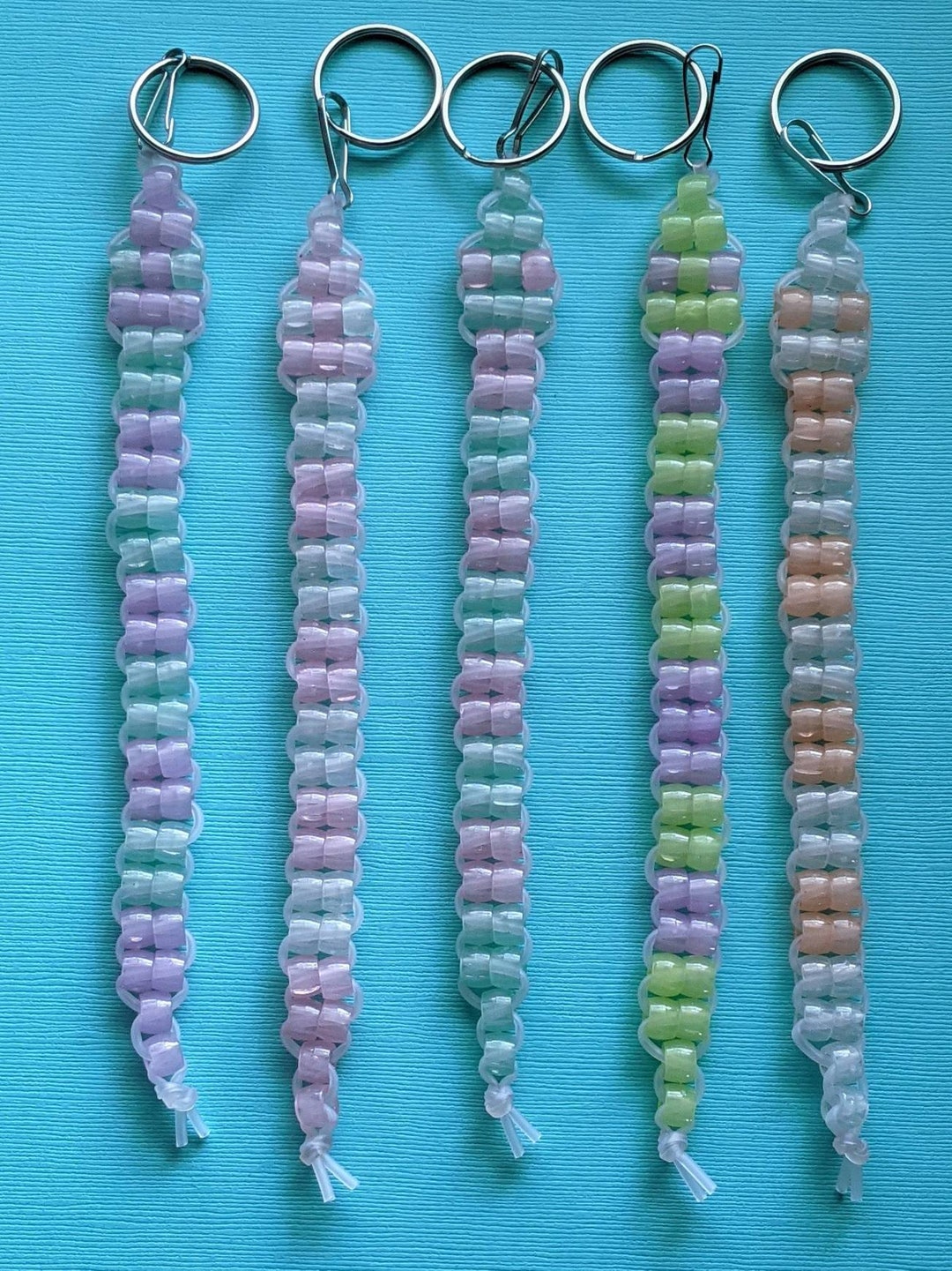 Glow in the Dark Snake Keyrings, Medium and Small Size - Etsy