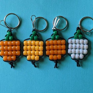 Mini Pumpkin Keyrings - Etsy