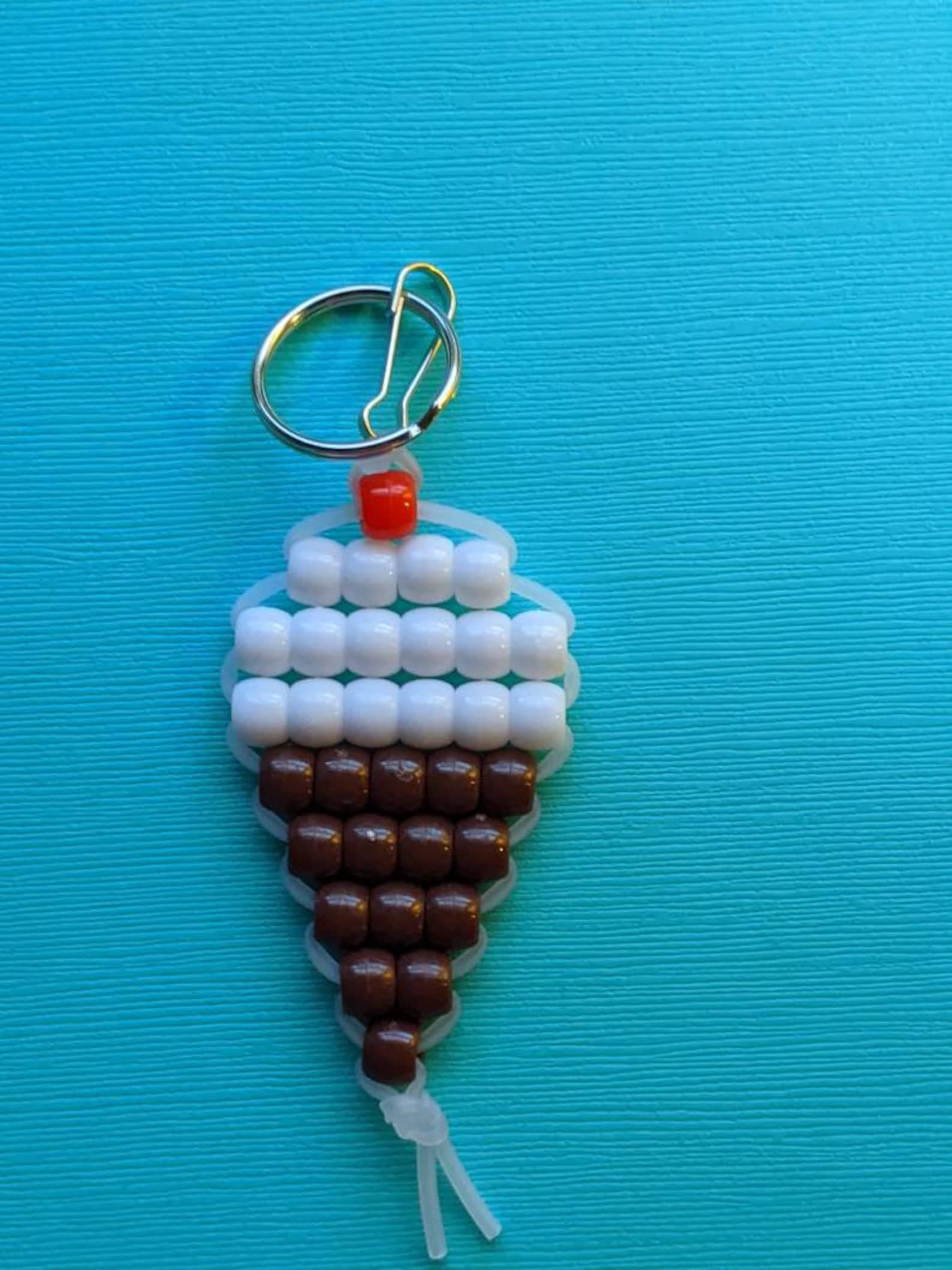 Ice Cream Cone Keyrings - Etsy