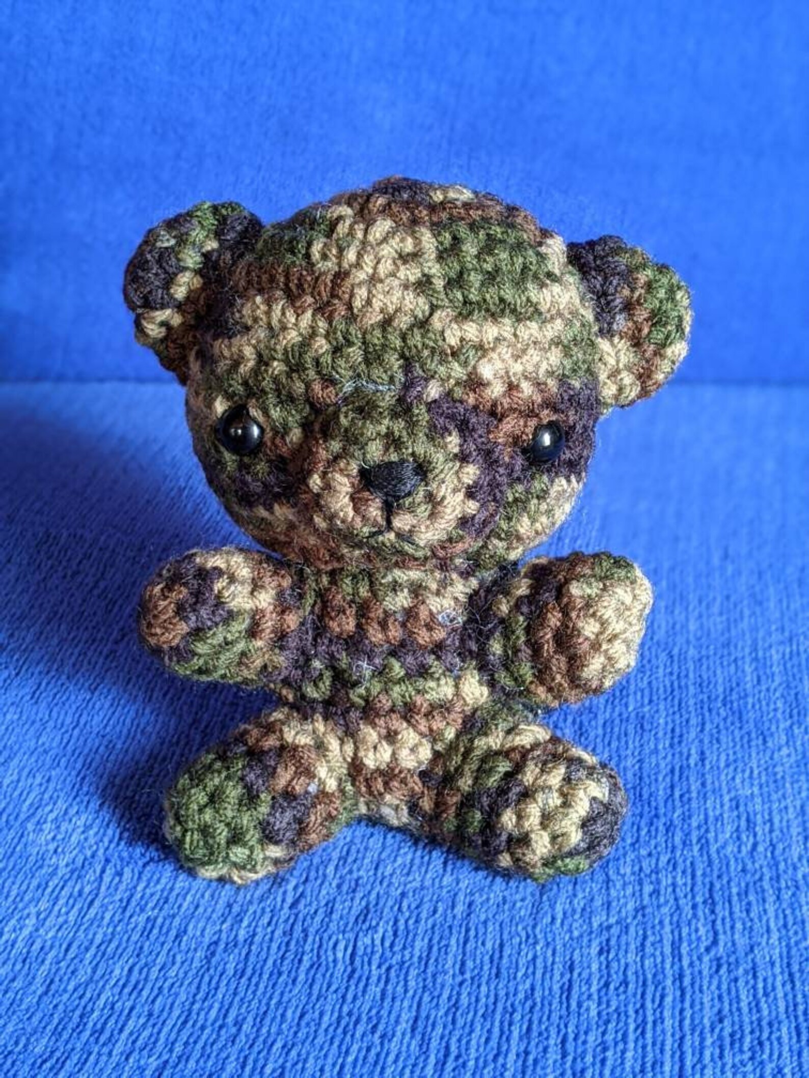 Tiny Teddy Bear Camouflage Colored | Etsy