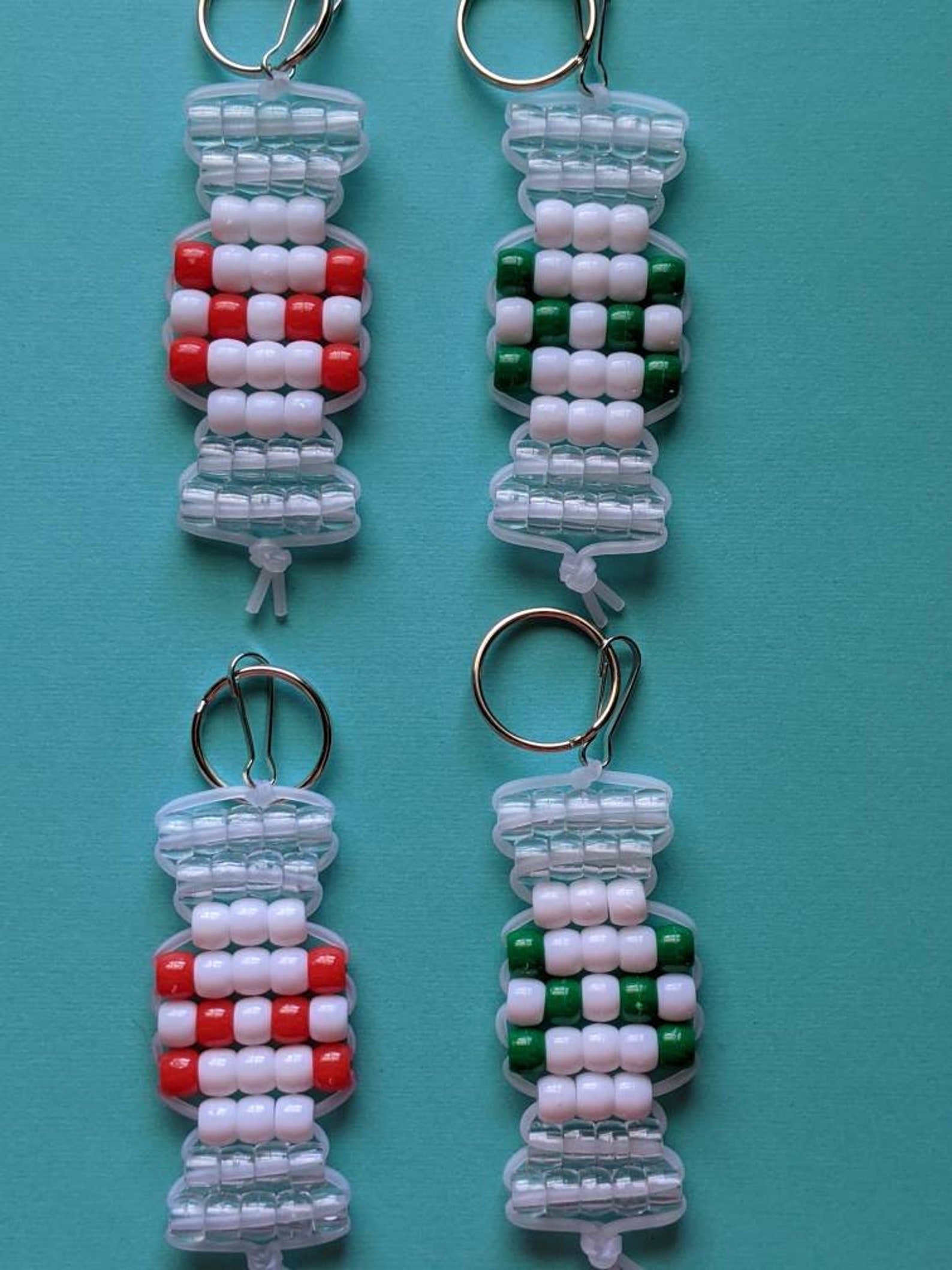 Peppermint Candy Keyrings - Etsy