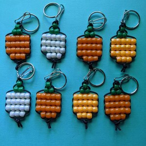 Mini Pumpkin Keyrings - Etsy
