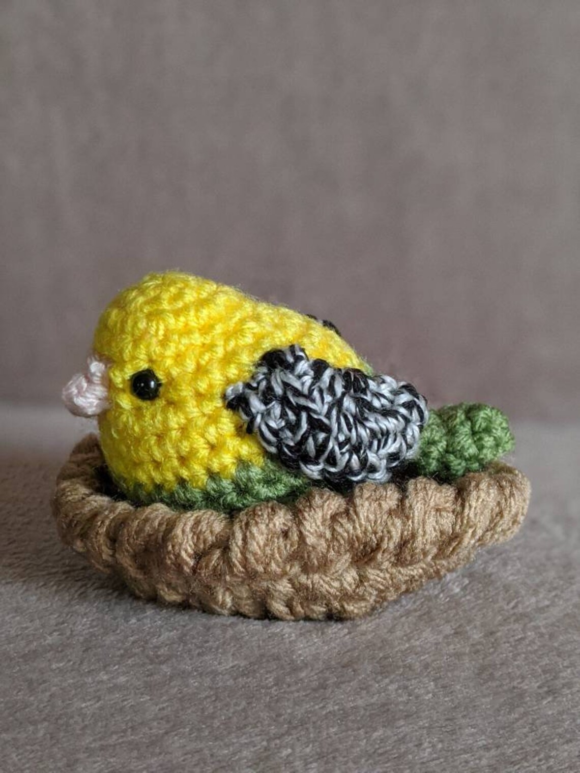 Crocheted Bird-Mini Parakeet | Etsy