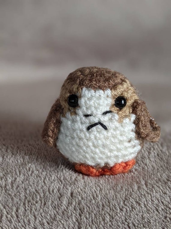Crocheted Itsy-bitsy Pocket Porg Female - Etsy