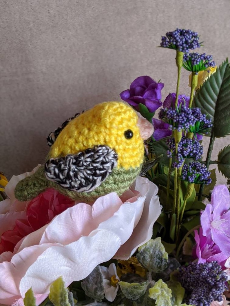 Crocheted Bird-mini Parakeet - Etsy