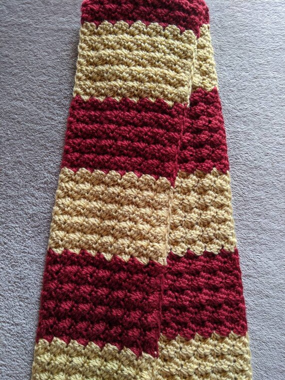 Crocheted San Francisco 49ers Colored Scarf - Etsy.de