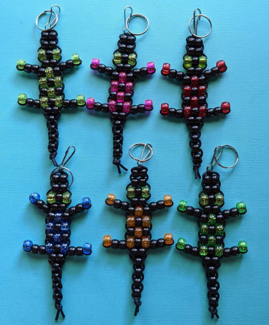 Jellybean Colored Crocodile Keyrings, Mini - Etsy