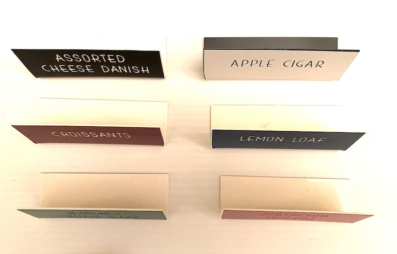 Bakery and Deli Display Case Signs - Etsy