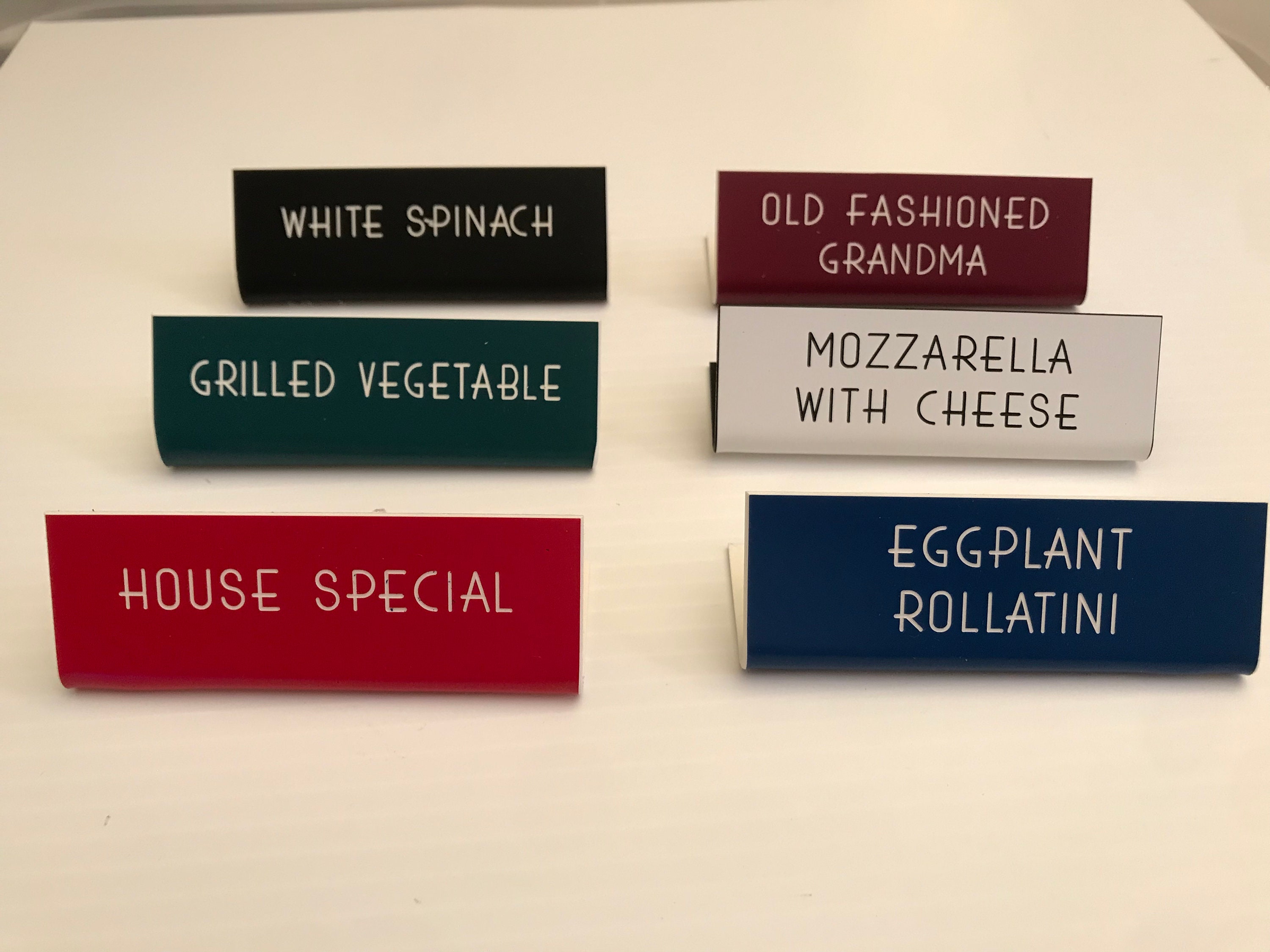 Pizza and Delicatessen Display Case Signs - Etsy