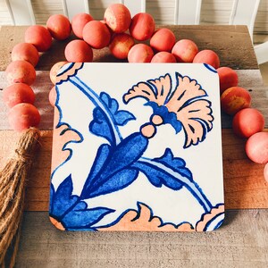 Mediterranean Tile Coasters | Set of 4 Coasters | Signature Collection ...