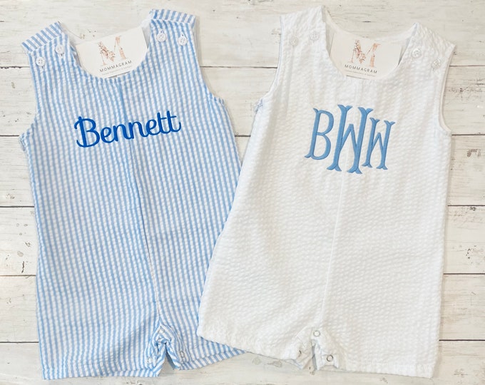 Baby Boy Shortall, Personalized Shortall, Customized Romper ...