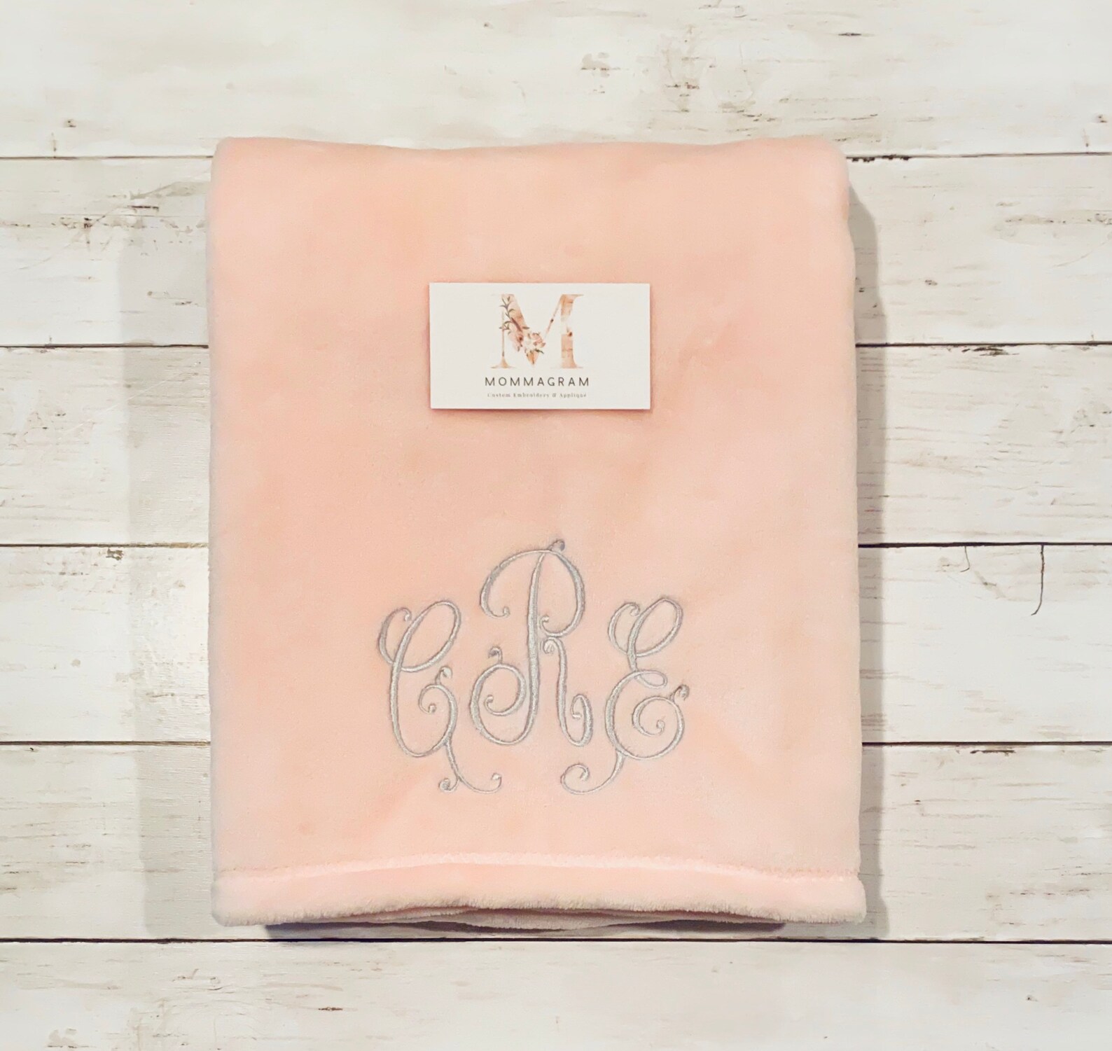 Personalized Soft Baby Blanket Soft Pink Baby Blanket - Etsy