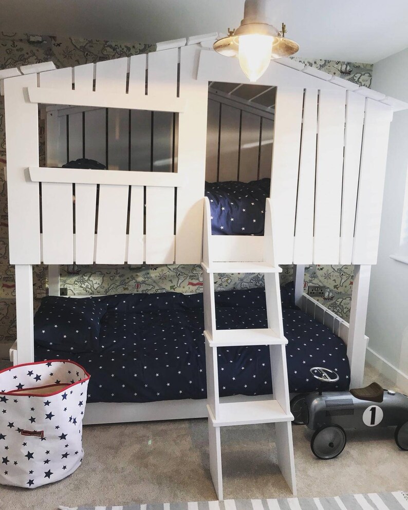 Playhouse Treehouse Bunk Bed - Etsy