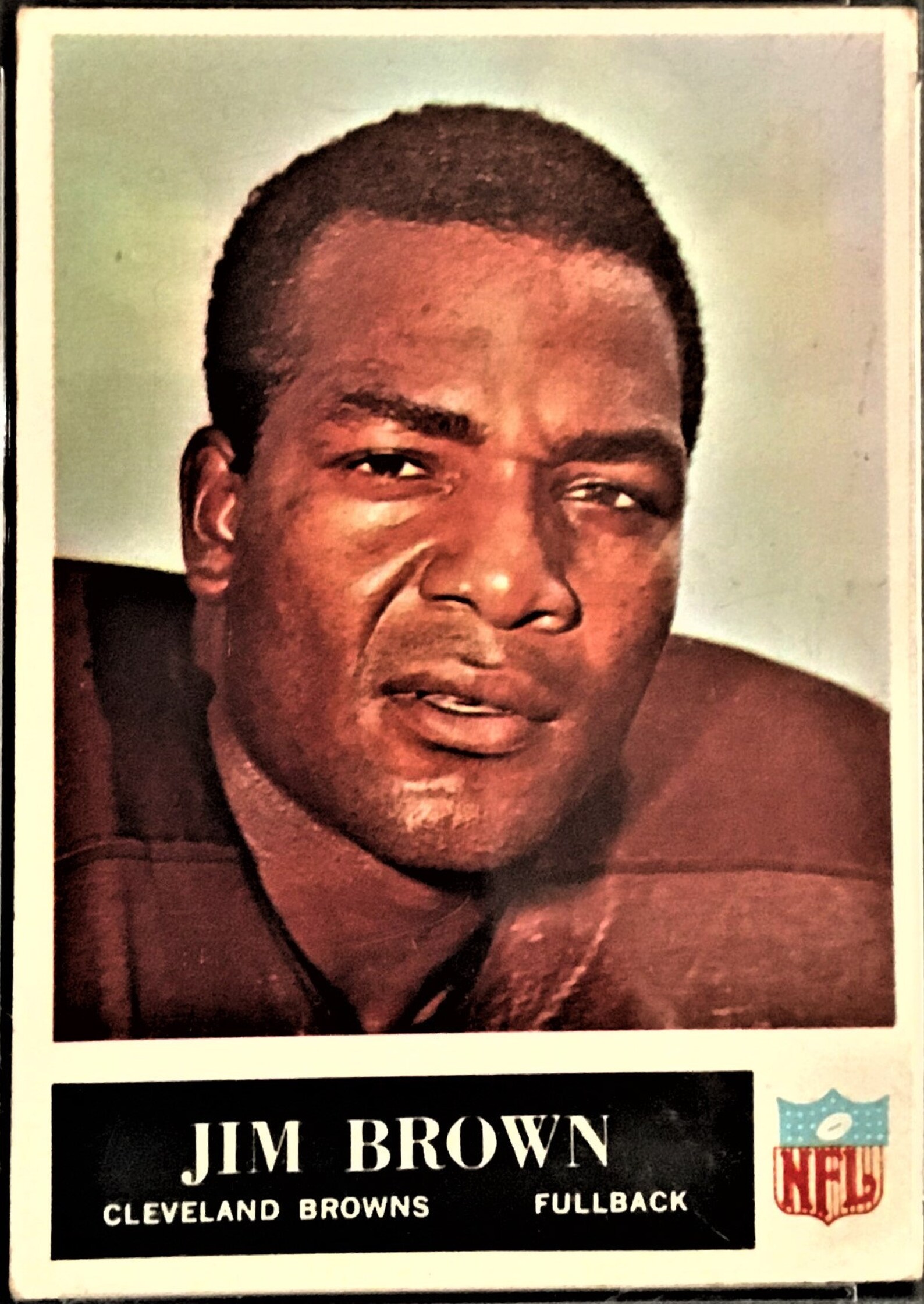 1965 Philadelphia Jim Brown Football Card | Etsy