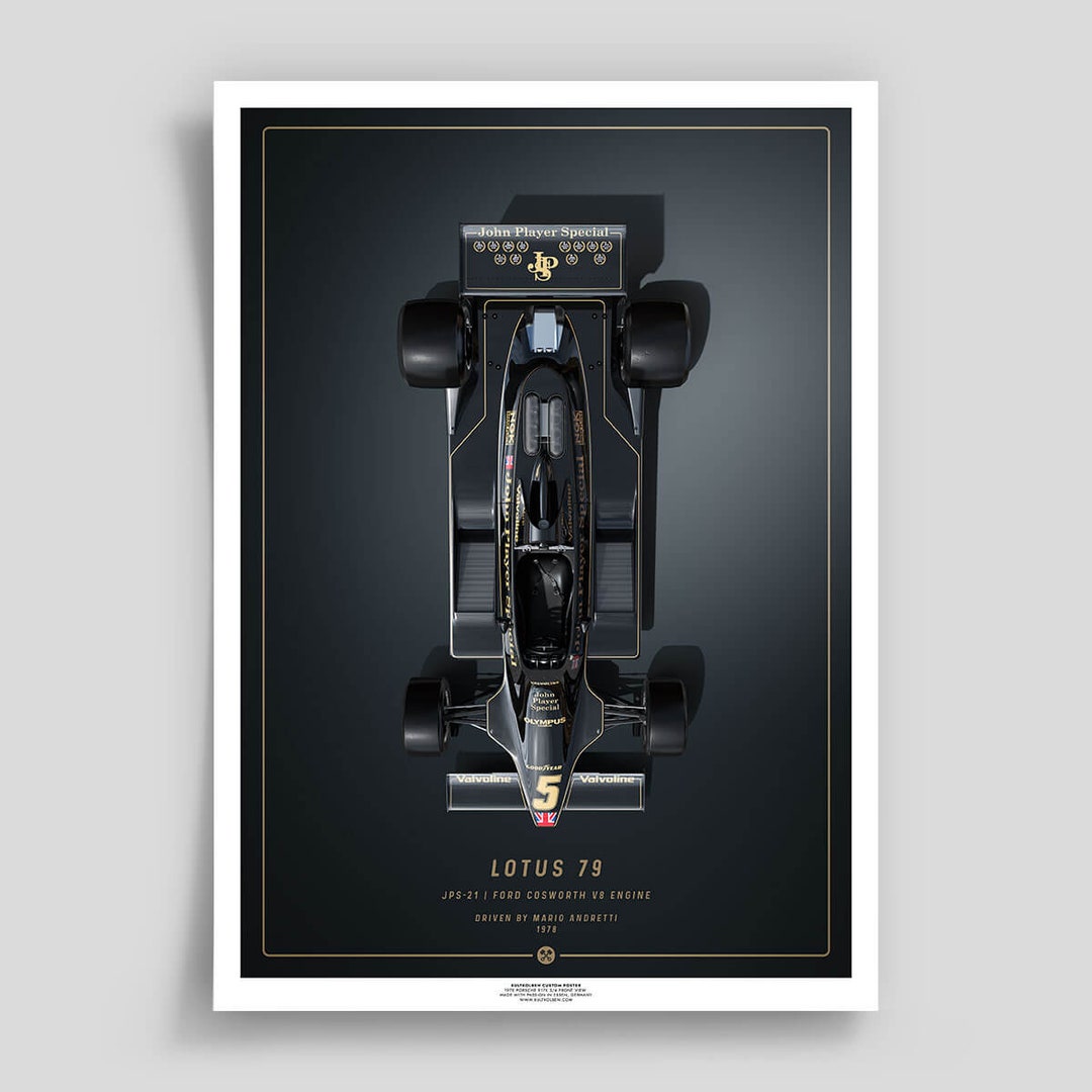 Lotus 79 Design Poster - Etsy UK