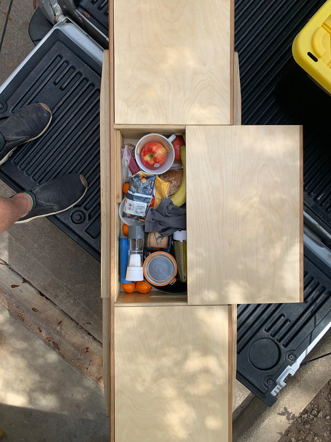 Chuck Box / Camp Kitchen- Camping Kitchen Counter for Food and Supplies ...