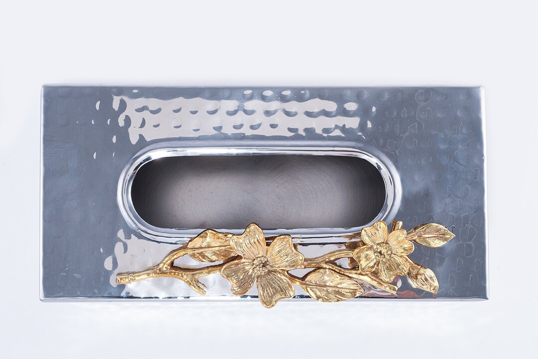 Hammered Rectangular Tissue Box Cover - Etsy