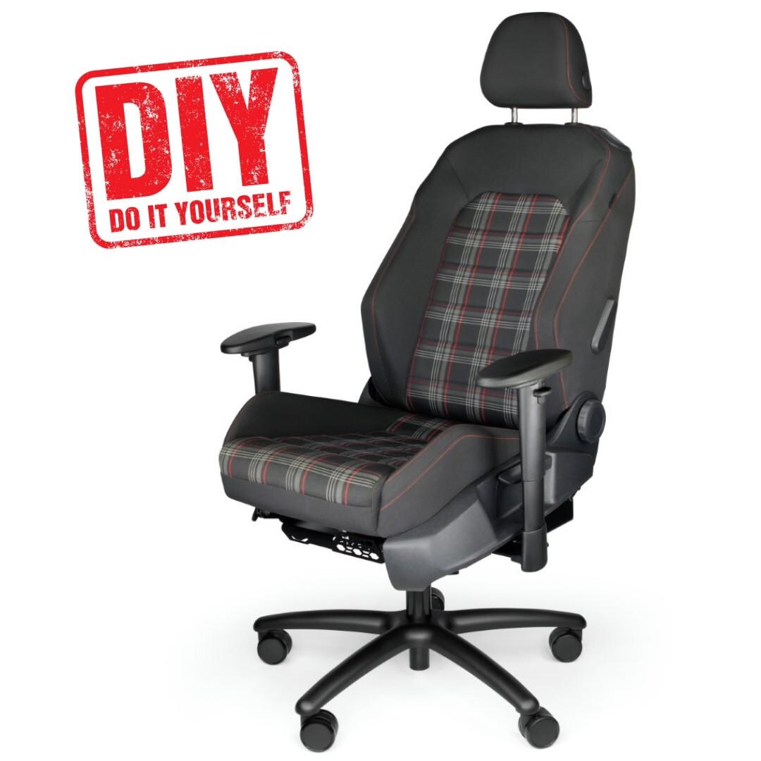 Golf Mk7 Car Seat to Office Chair Conversion Kit, Gaming Chair, Desk ...