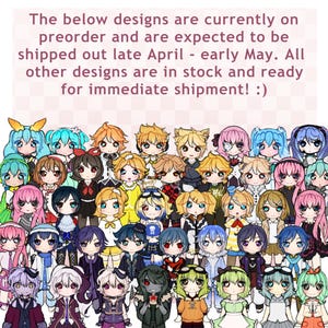 Vocaloid Module Stickers (hatsune Miku, Kagamine Rin, Kagamine Len ...