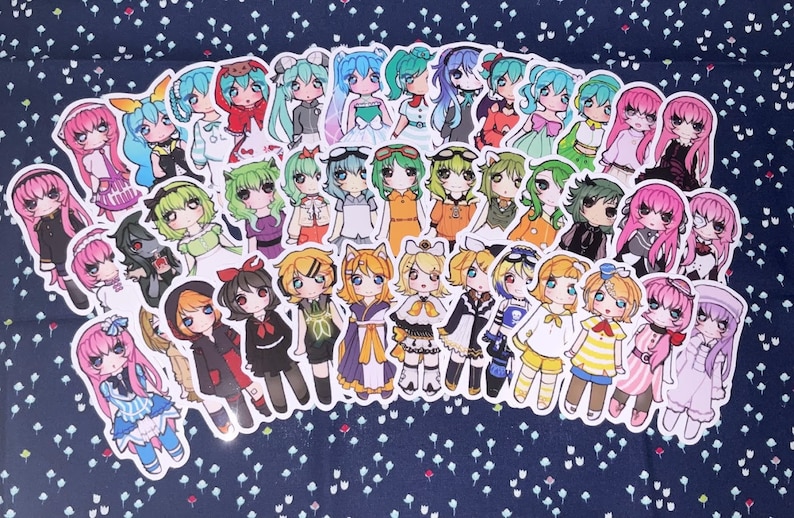 Vocaloid Module Stickers hatsune Miku Kagamine Rin Kagamine - Etsy