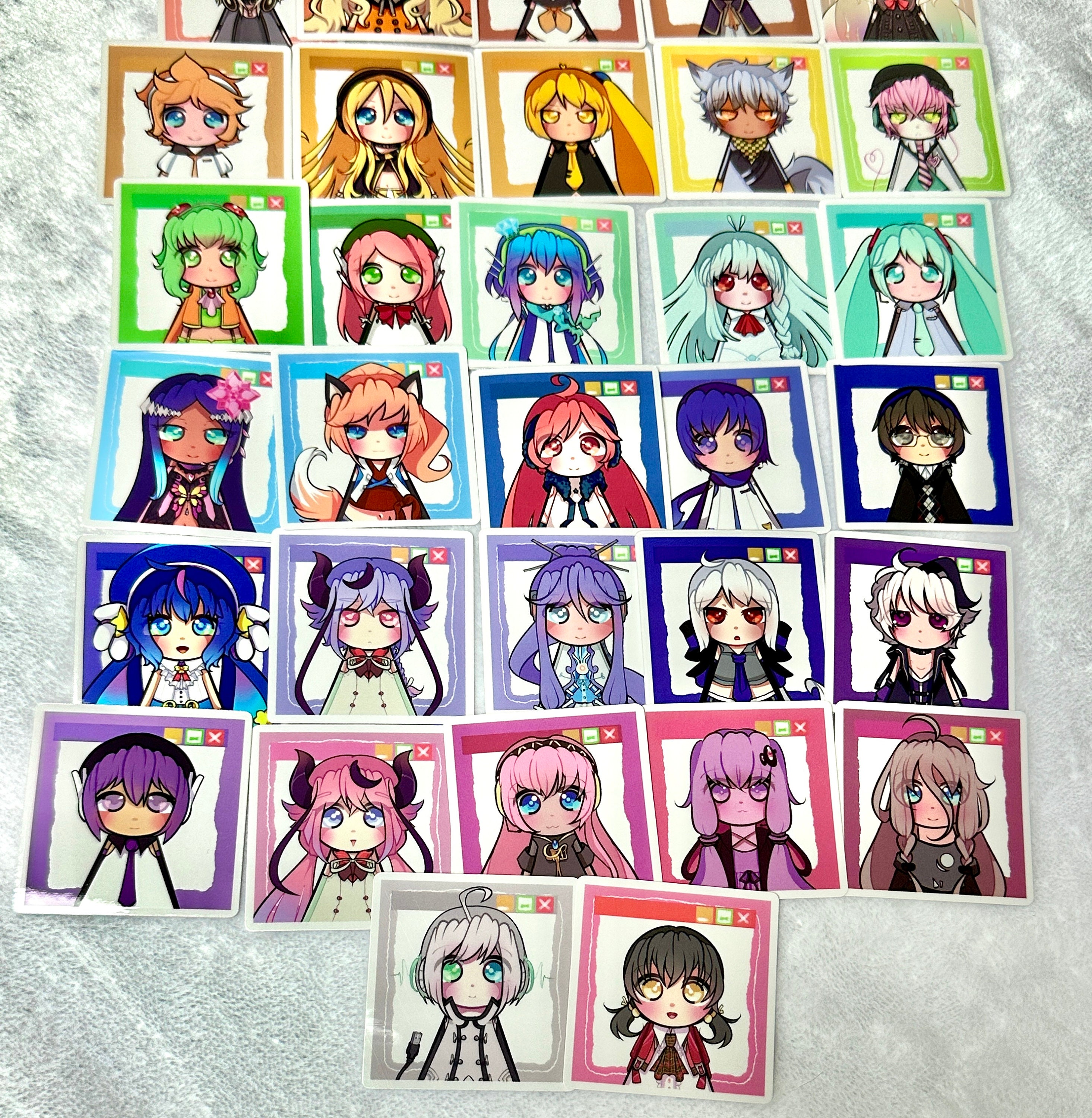 Vocaloid Window Clear Stickers - Etsy