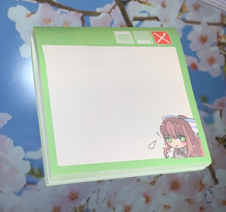 Doki Doki Literature Club Sticky Notes - Etsy