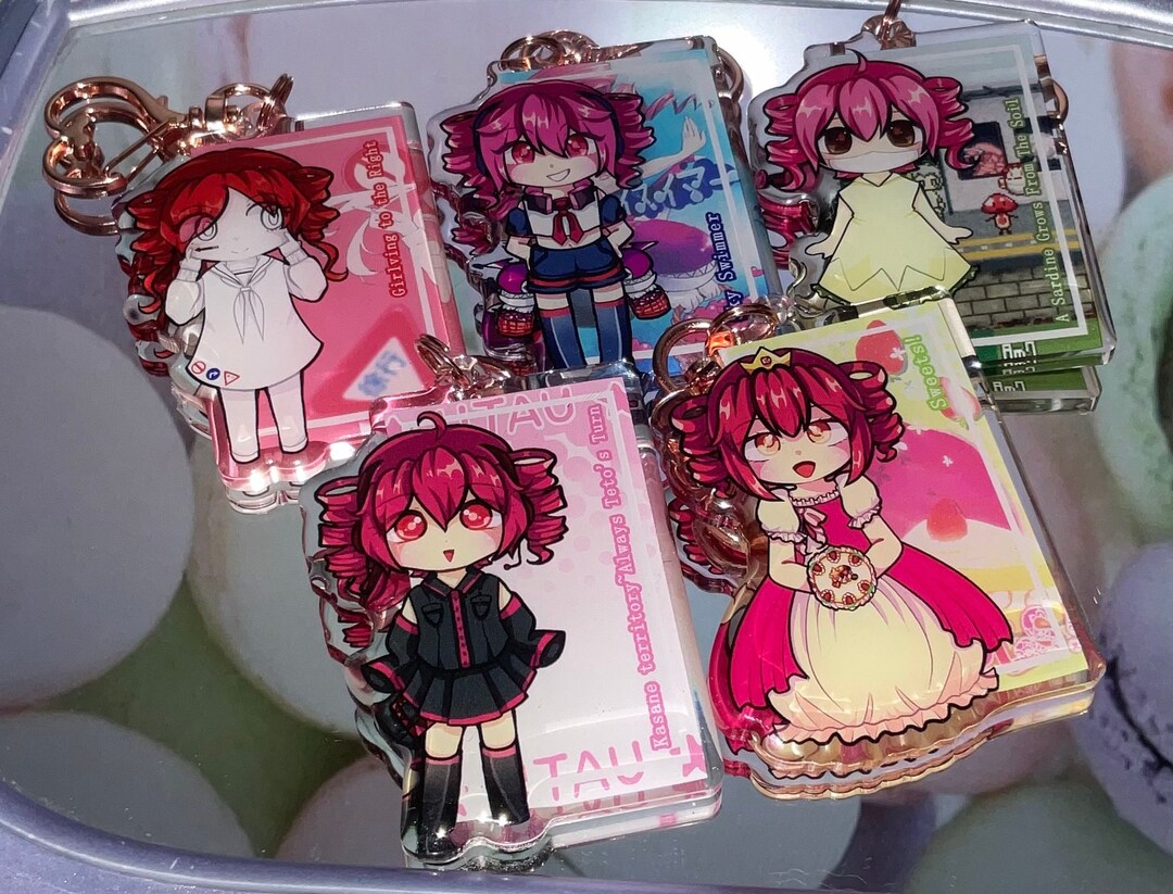 Kasane Teto Utauloid Song Collection Epoxy 3D Charms - Etsy