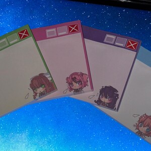 Doki Doki Literature Club Sticky Notes - Etsy