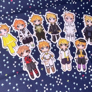 Vocaloid Module Stickers (hatsune Miku, Kasane Teto, Kagamine Rin & Len ...