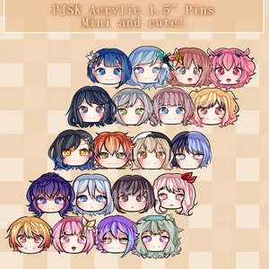 Hatsune Miku: Colorful Stage Project Sekai Acrylic Pins - Etsy