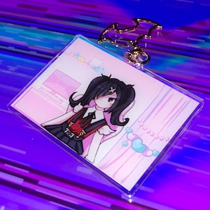 Needy Streamer Overload Kangel and Ame 3D Epoxy Keychains - Etsy